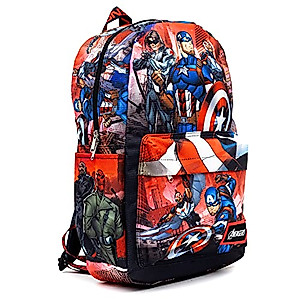 Wondapop Disney Marvel Avengers Captain America 17" Full Size Nylon Backpack