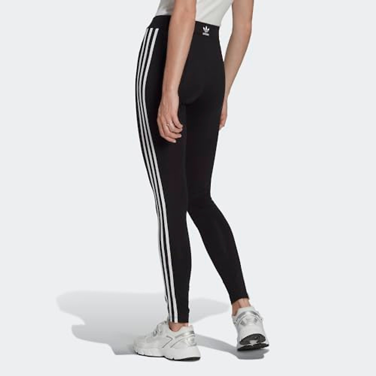 adidas Originals Women's Adicolor Classics 3-Stripes Leggings, Black, Medium