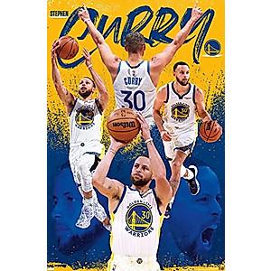 Trends International NBA Golden State Warriors - Stephen Curry 22 Wall Poster, Bedroom