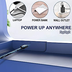 SLENPET 20000mAh Rechargeable Battery Operated Fan, Portable USB Port Power Supply, 200 Hours Working Time, Timer Off Quiet Desk Fan, 350°Rotation Table Fan for Bedroom, Office, Camping