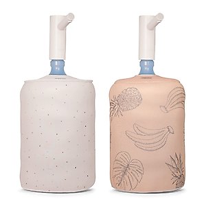 Momo Lifestyle Gallon Jug Sleeve Reversible Double Sided 5 Gallon Water Jug Cover Insulated Neoprene Water Bottle Sleeve for Gallon Water Dispenser Momo Cover Accessory Momo Sleeve (Tropical Dream)