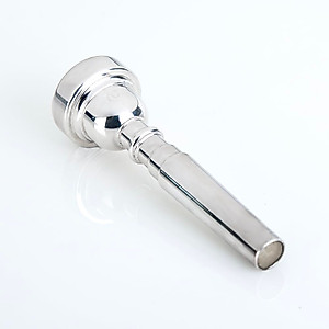 Glory Silver Plated Bb Trumpet Mouthpiece,7c