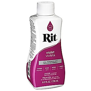 Rit All-Purpose Liquid Dye for Cotton, Linen, Rayon, Silk, Wool, Nylon, Wood and More