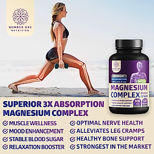 N1N Premium Magnesium Complex and Men's Multivitamins, All Natural Supplements to Improve Energy, Immunity and Support Bone, Muscle and Nerve Function, 2 Pack Bundle
