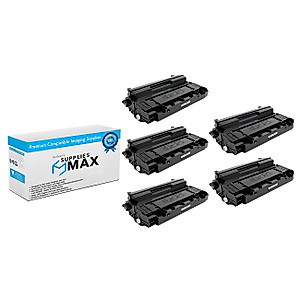 SuppliesMAX Compatible Replacement for Panasonic UF-550/560/770/880/885/889/895 Fax Toner Cartridge (5/PK-10000 Page Yield) (UG-3313_5PK)