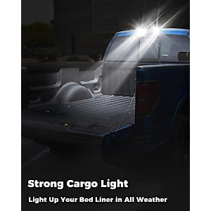 ISSYAUTO 3rd Brake Light Compatible with 2004-2008 F150 Third Brake Light LED High Mount Stop Light