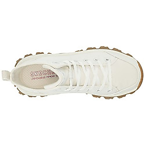 Skechers Women's Street BLOX-Fashion Shaker Sneaker, WHT, 9