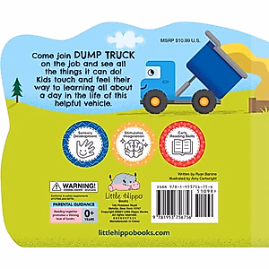 A Big Day for Dump Truck - Touch and Feel Board Book - Sensory Board Book