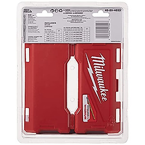 MILWAUKEE'S 48-89-4633 Shockwave Titanium Red Helix Drill Bit Set (10-Piece)
