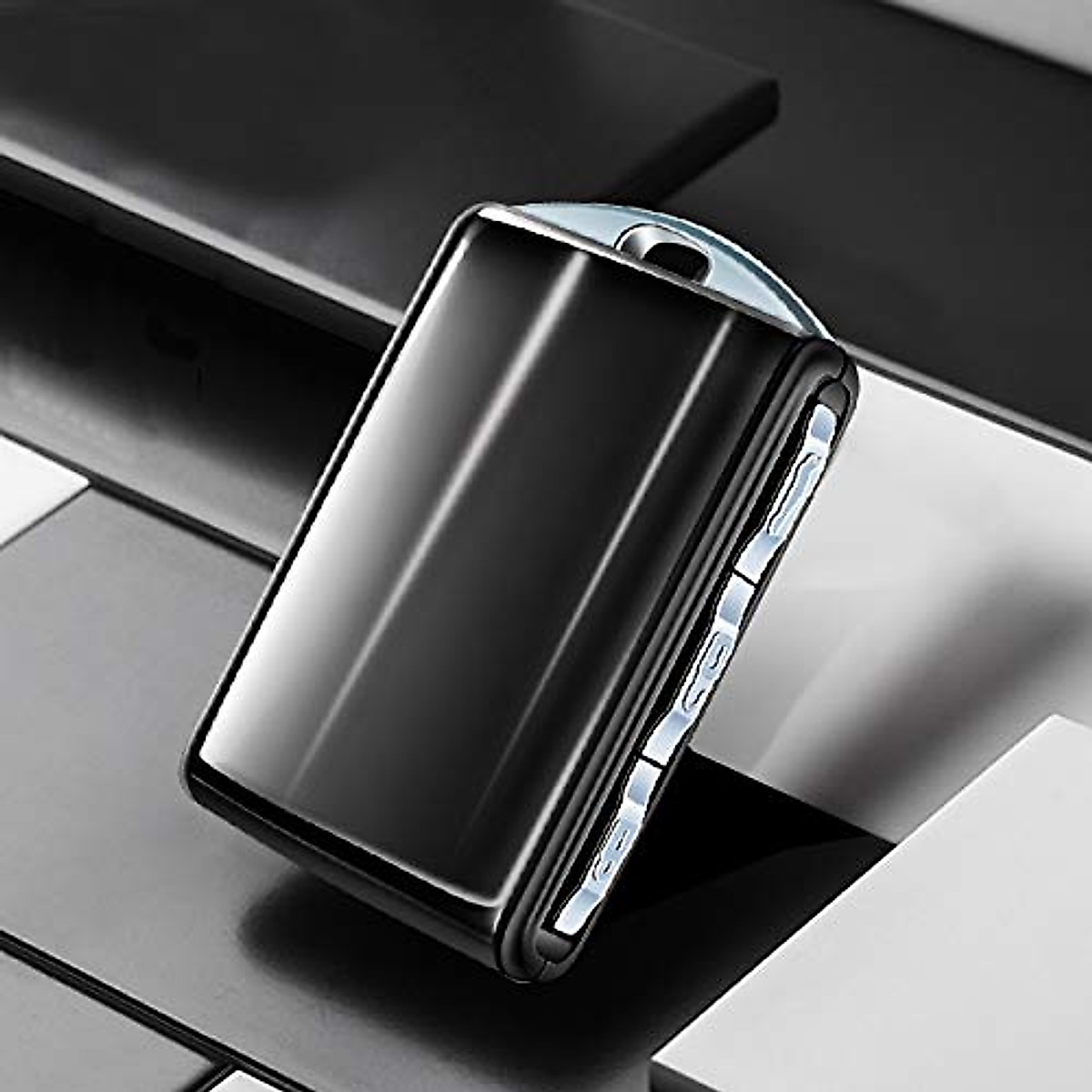 ontto Key Fob Case Dazzling Car Key Protector Fit for Volvo XC90 XC60 XC40 S60 S90 V60 V90 Polestar 1 Polestar 2 Smart Remote Resin Key Cover Key Skin Purple