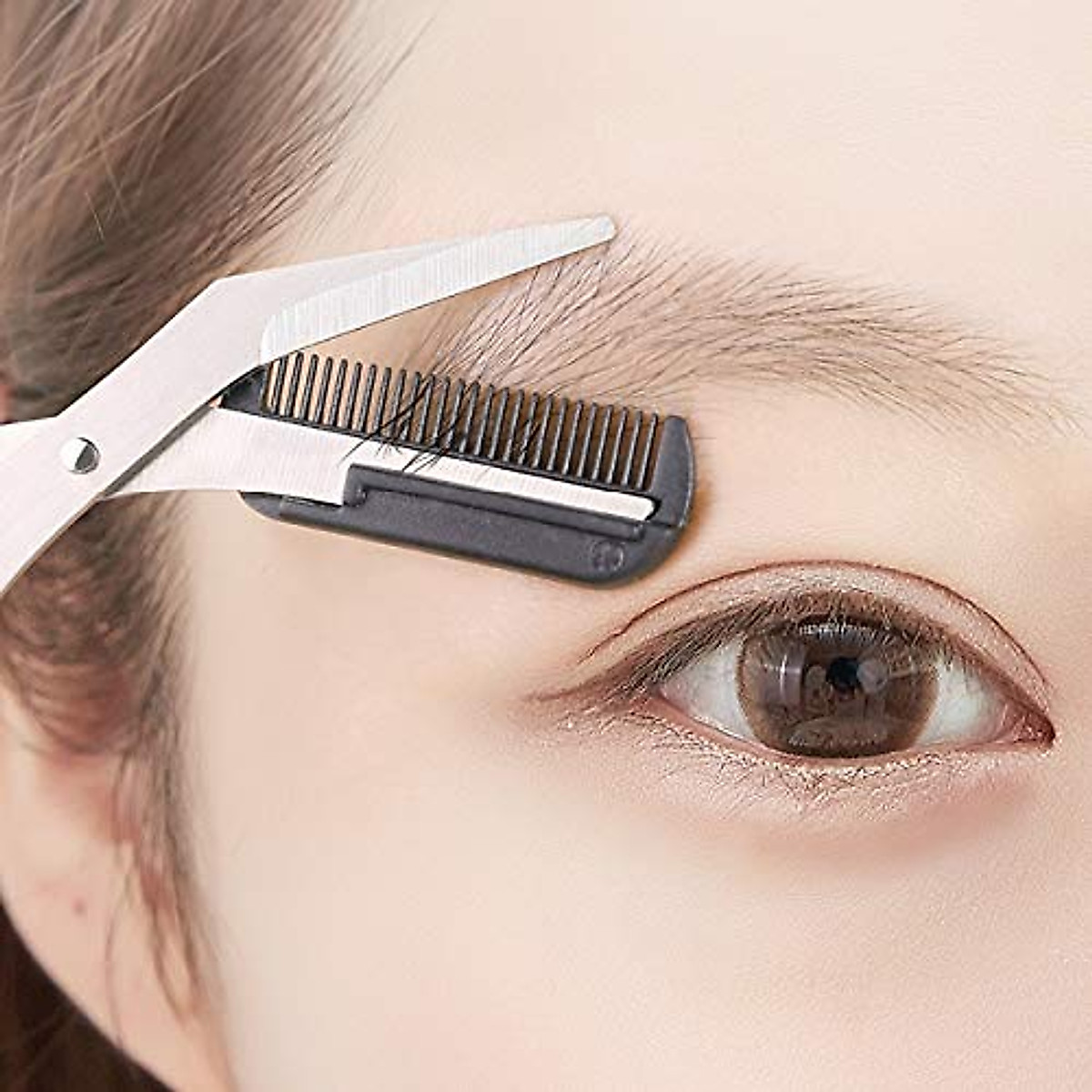 Eyebrow Kit,12 in 1 Eyebrow Tweezers Set, Professional Eyebrow Grooming Kit for Women and Men Includes Eyebrow Tweezers,Eyebrow Scissors,Eyebrow Brush,Eyebrow Razor,No Bend Hair Clips,Pocket Mirror