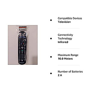 Spectrum TV Remote Control 3 Types To Choose FromBackwards compatible with Time Warner, Brighthouse and Charter cable boxes (Pack of One, UR5U-8780L)
