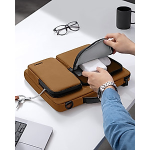 tomtoc Laptop Shoulder Bag for 14-inch MacBook Pro M3/M2/M1 Pro/Max A2918 A2992 A2779 A2442 2023-2021, 13.5-14.4 Surface Laptop 6/5/Studio 2, Surface Book 3, 360 Protective Case Fit Asus VivoBook