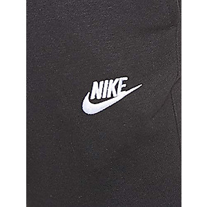 Nike Men's Sportswear Open Hem Club Pants, Black/White, X-Large