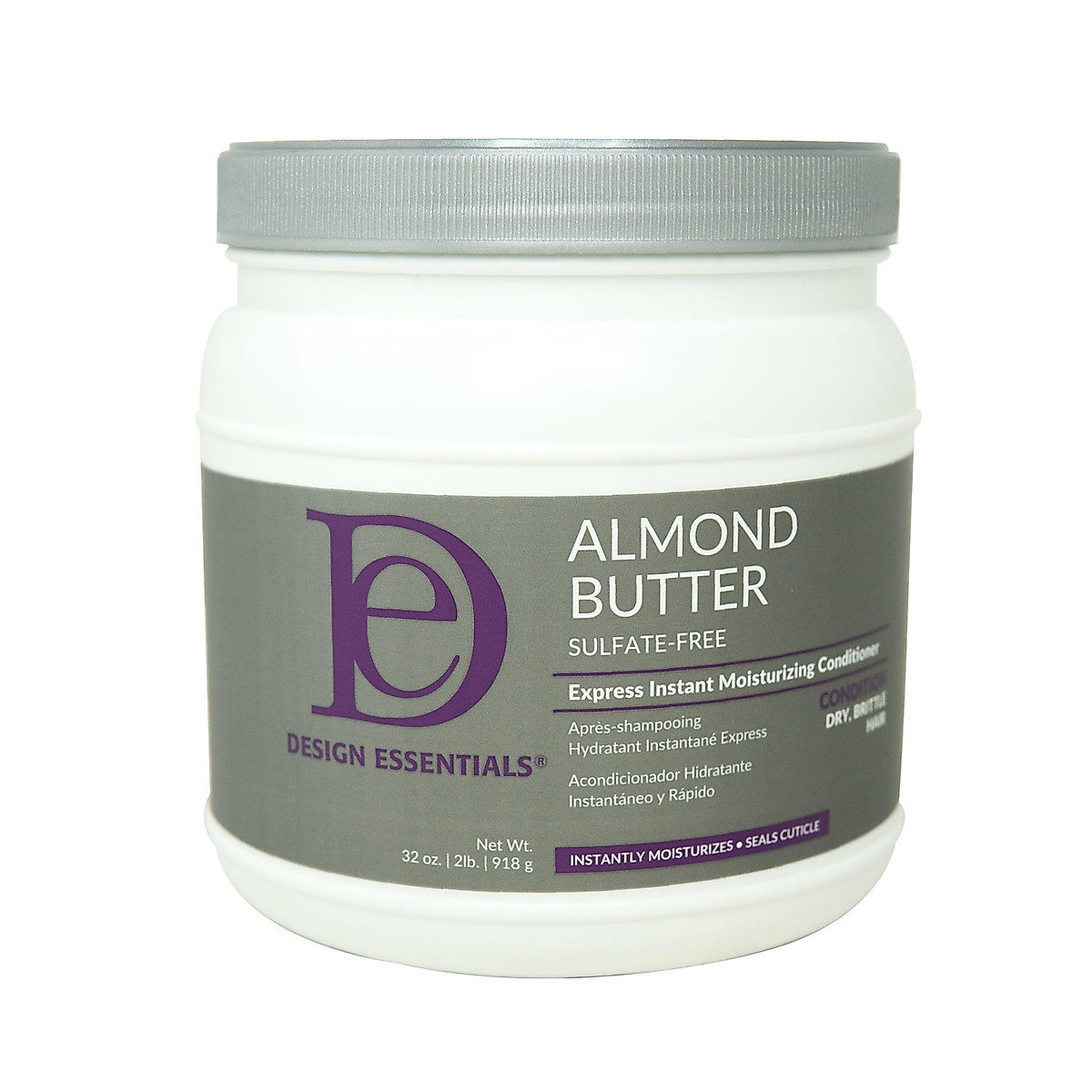 Design Essentials Almond Butter Express Instant Moisturizing Conditioner, 32 Ounces