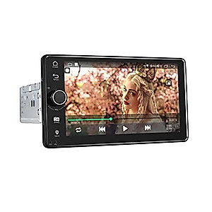 Joying Android 10.0 Head Unit Octa Core 4GB+64GB 7 Inch Single Din Auto Car Stereo Universal Radio with Physical Button Support 4G SIM/FM Radio/Bluetooth 5.1/Back-Up Camera/Fast Boot/DVR/OBD2/SWC