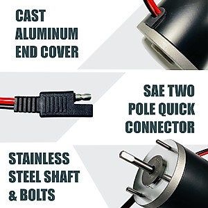 AMBITIONMOTOR Salt Spreader Motor Replaces Buyers SaltDogg 3000966 for ATVS15A UTVS16