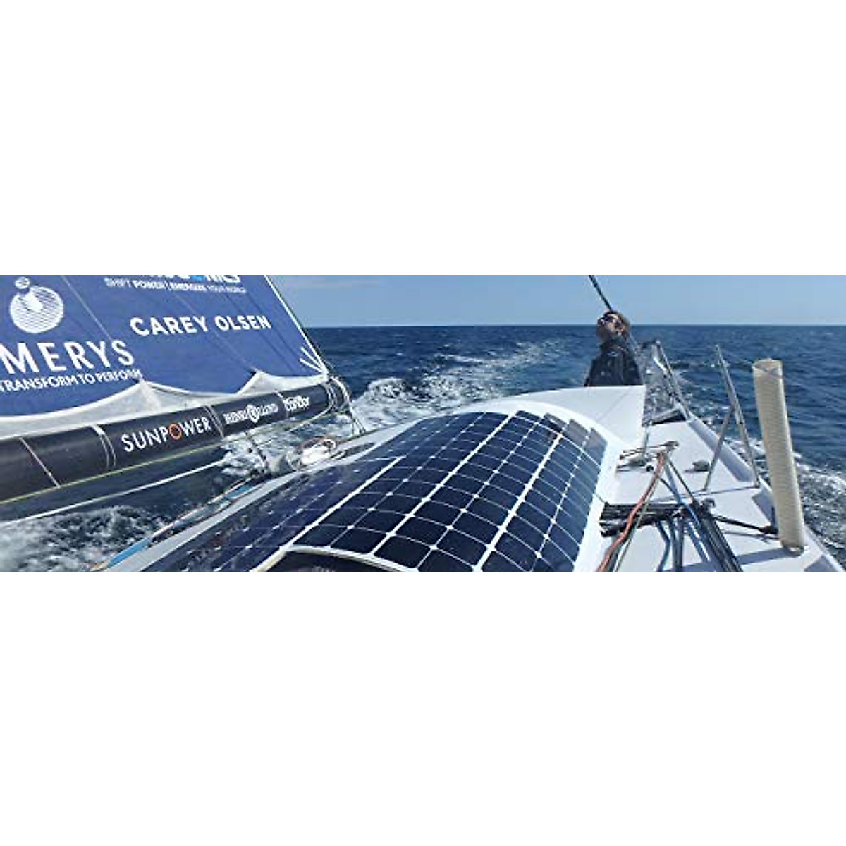 SUNPOWER Portable Solar Panels, Flexible Panel / Monocrystalline Cells / Lightweight/ MC4 Connectors Camping, boats, RV + more (100W)