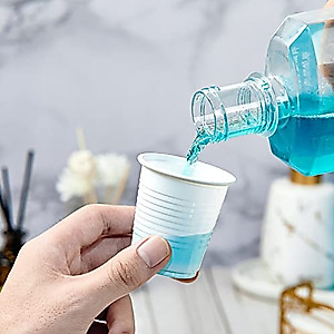 Lilymicky 500 Pack 3 oz Disposable Plastic Cups, Bathroom Cups, 3 Ounce Plastic Mouthwash Cups, Small Jello Shot Cups for Tasting, Drinking and Party