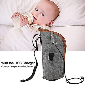 Semme Travel Breast Milk Bag Warmer, Baby Bottles, Bottle Warmer Bag, Portable Beverage and Baby Bottle Warmer Ideal for Car Travel, Shopping
