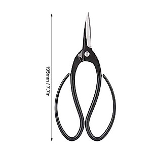 Ply Steel Garden Hand Tools, Landscape Modeling Garden Bonsai Tools, 195mm Bonsai Pruner, Professional Cutting Tools High Hardness Steel for Pruning Branches