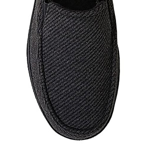 Dearfoams Men's Indoor/Outdoor Breathable Memory Foam Clog Slippers in Black 7-8 Small