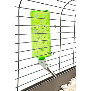 Lixit Critter Bright Water Bottles for Hamsters, Rabbits, Chinchillas, Ferrets, Guinea Pigs and Other Small Animals. (32 Ounce Pack of 1, Assorted)