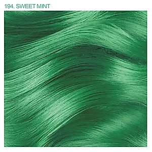 Adore Semi Permanent Hair Color - Vegan and Cruelty-Free Green Hair Dye - 4 Fl Oz - 194 Sweet Mint (Pack of 2)