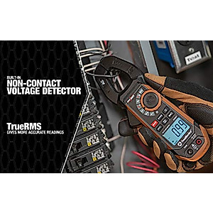 Southwire - 65031640 CLAMP METER; 400A AC/DC 21530T;Black/Brown