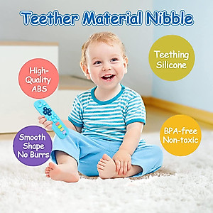 Baby Toys 0-6 Months, 2Pack Teethers for Babies 0-6 Months, 6 Month Old Baby Toys 3-6 Months, Baby Teether Toys, Infant Teething Toys for Baby Boy Girl Toys