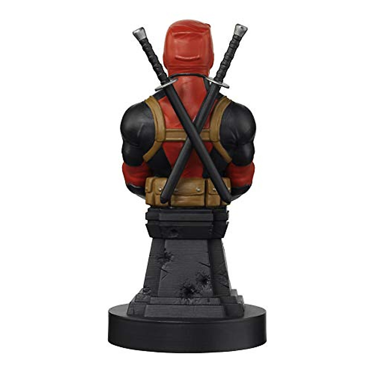 Exquisite Gaming: Marvel: Deadpool Plinth - Original Mobile Phone & Gaming Controller Holder, Device Stand, Cable Guys, Licensed Figure