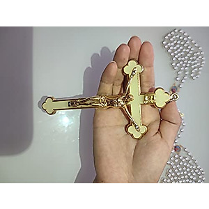 Catholic Wedding Lasso Rosary with Jesus Christ and Virgen Wedding Lasso Catholic Set Lasso for Wedding Ceremony Lazos para bodas de iglesia para novios Lazo para Boda