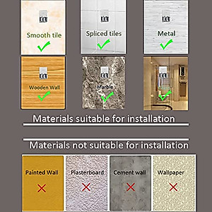 Mop Broom Holder Wall Mount,Holder Self Adhesive Broom Hanger Stainless Steel Tools Hanger for Home, Kitchen,Closet,Garden,Garage, Laundry,2 Pack