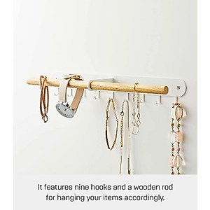 YAMAZAKI home 2513 Wall Accessory Rack, One Size, White