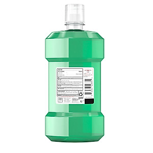 Listerine Freshburst Antiseptic Mouthwash for Bad Breath, Kills 99% of Germs that Cause Bad Breath & Fight Plaque & Gingivitis, ADA Accepted Mouthwash, Spearmint, 1 L