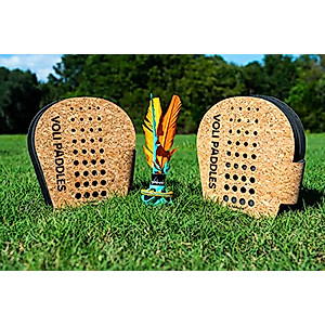 Waboba VOLI Paddle Game - Rethink Your Outdoor Game – Backyard Set Includes: 2 Wearable Paddles and 1 Oversized Shuttlecock