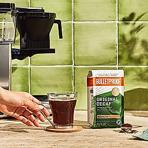 Bulletproof Original Medium Roast Ground Decaf Coffee, 12 Ounces, 100% Arabica Coffee Sourced from Guatemala, Colombia, & El Salvador