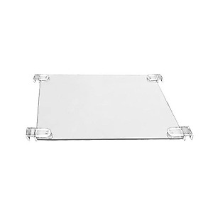 Aquatop Glass Lid and Clips for The HCC-10 Tank, 3 mm Thick 9 in x 9 in, HCC-LID10