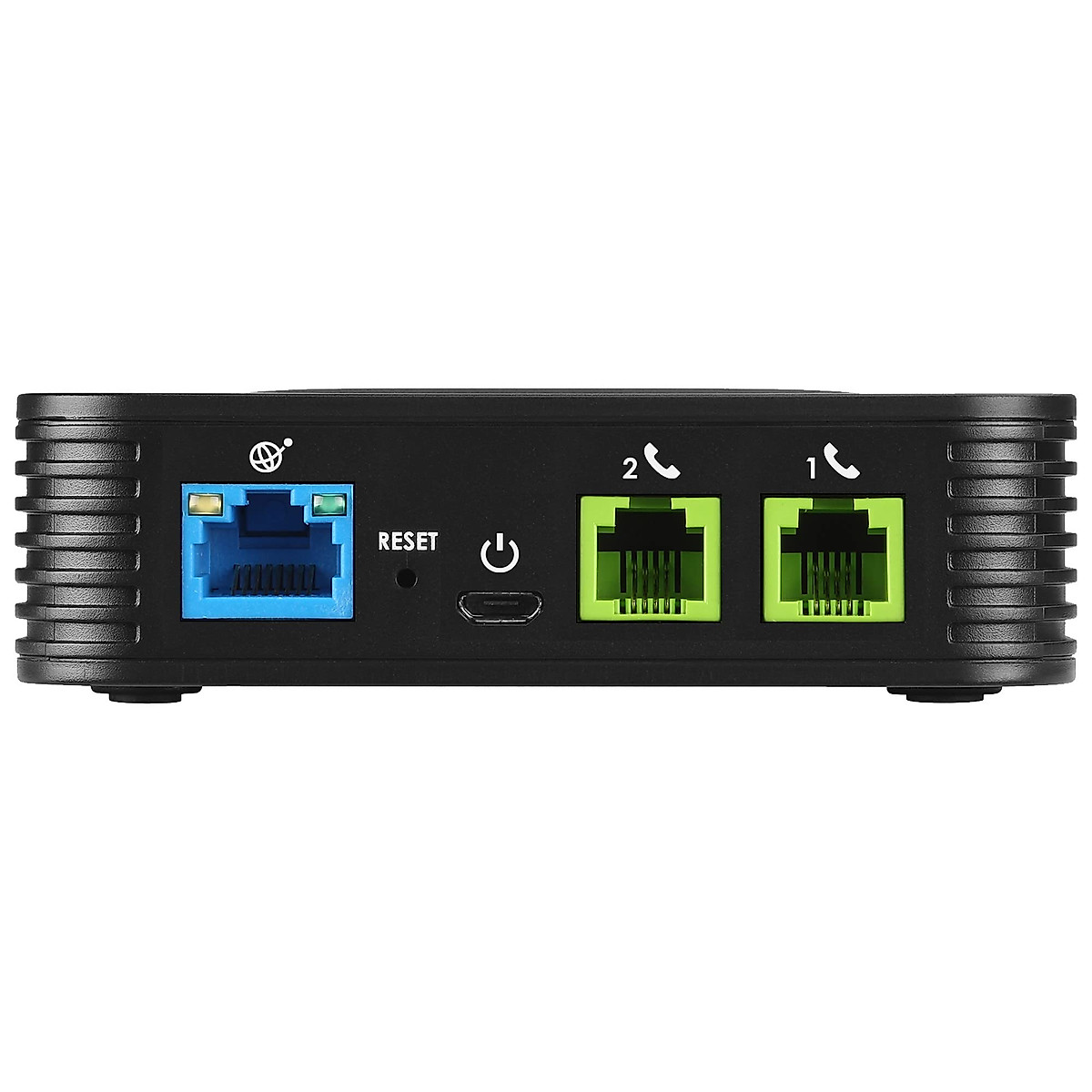 Grandstream GS-HT802 2 Port Analog Telephone Adapter VoIP Phone & Device, Black