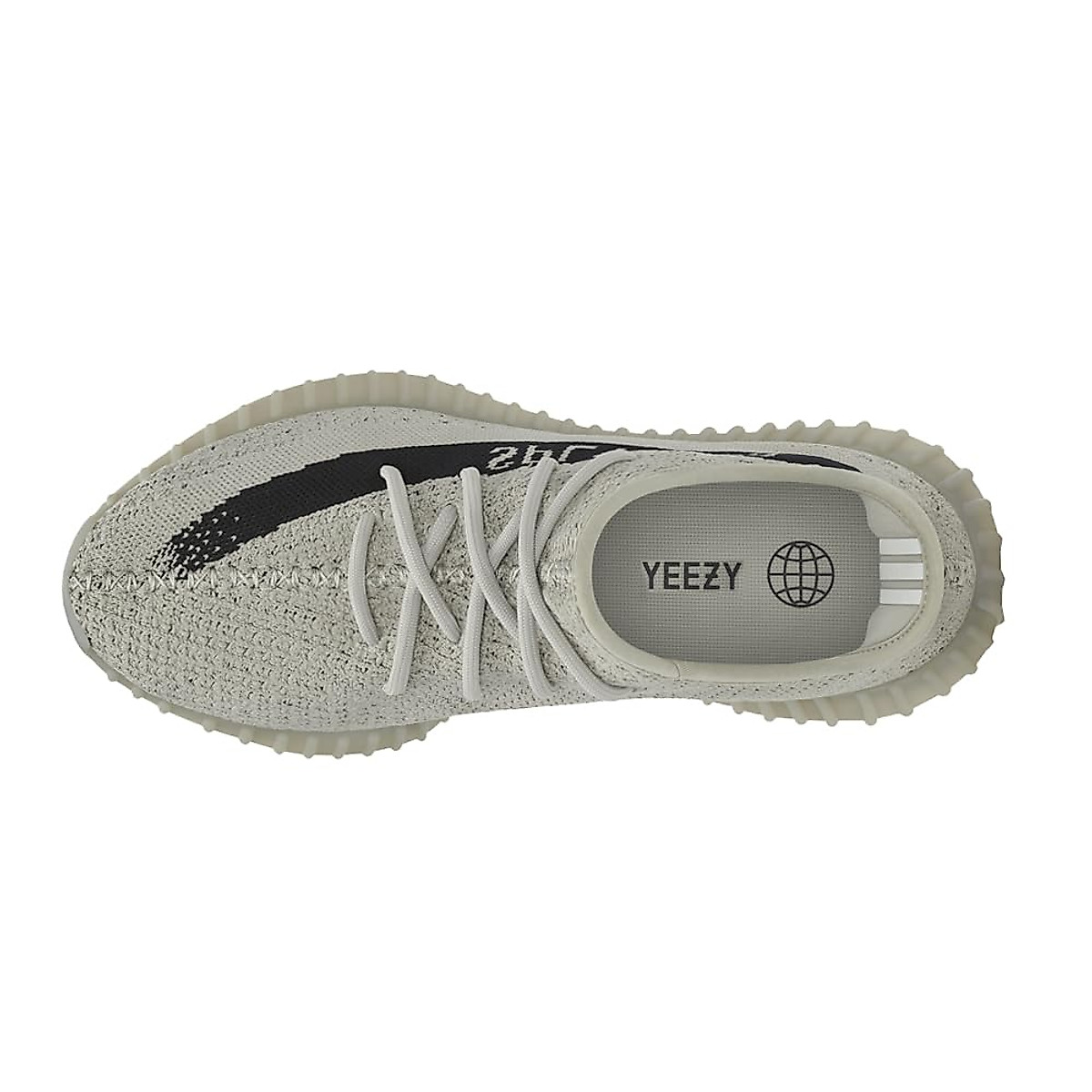 adidas Mens Yeezy Boost 350 V2 Lace Up Sneakers Shoes Casual - Grey - Size 5.5 M