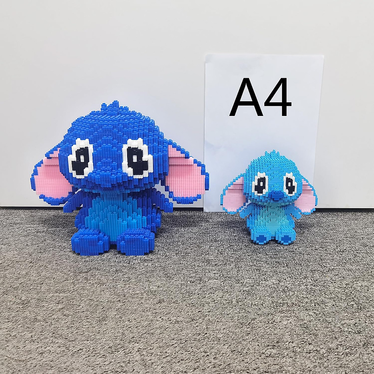 STpro Building Bricks 1700+ Pieces Set - Classic Cartoon Characters Building Blocks - Mini Building Block for Boys Girls & Adults (Blue)