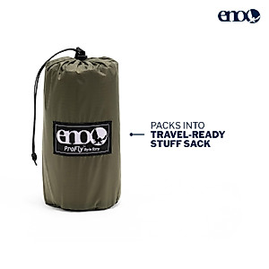 ENO, Eagles Nest Outfitters ProFly Rain Tarp, Ultralight Hammock Accessory, Olive