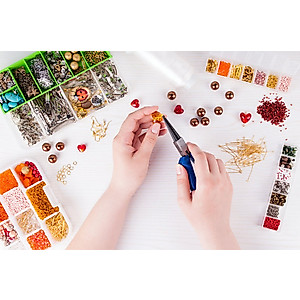 Paxcoo 1500Pcs Silver Jump Rings with Lobster Clasps and Jewelry Pliers for Jewelry Making Supplies Findings and Necklace Repair