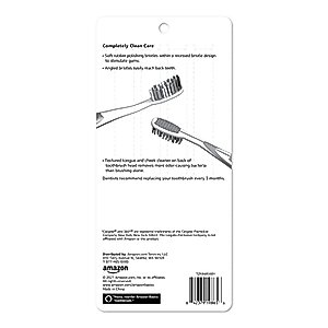 Amazon Basics Orbit Toothbrushes, Soft, Full, 4 Count, 1-Pack (Previously Solimo)
