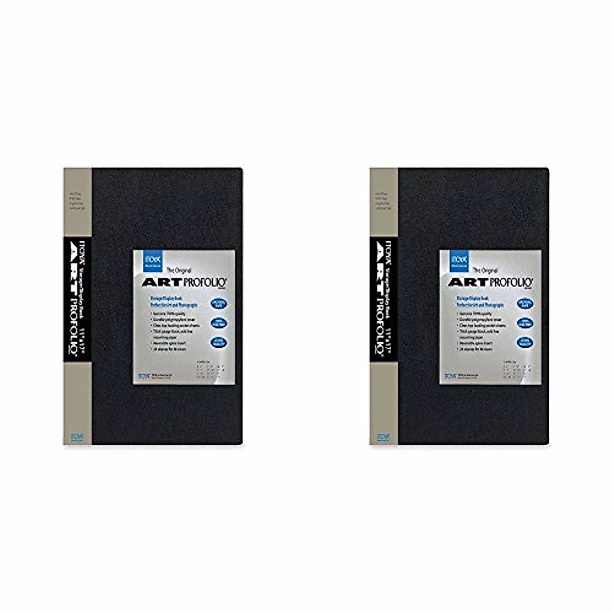 Itoya Art Portfolio 8x10-Inch Storage Display Book (Pack of 2)