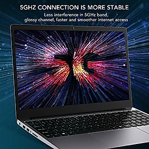 Laptop Computer, 100-240v High Performance Processor 15.6in Laptop 2K Resolution for Home (16+512G US Plug)