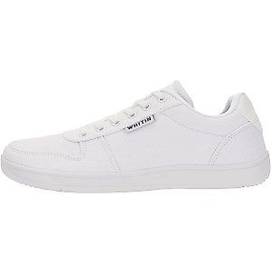 WHITIN Women's Barefoot Sneakers Wide Toe Box Casual Minimalist Minimus Zero Drop Sole Shoes Size 9 Walking Athletic Training White 40