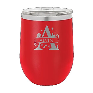 Christmas Personalized Name Tumbler, Laser Engraved Coffee Mug Gift Idea, Insulated Hot and Cold Drinks with Stainless Steel Cup, Unique gift for holiday season