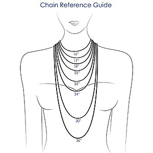 FJC Finejewelers 14 kt White Gold Carded Cable Rope Chain 22 Inches x 0.95 mm