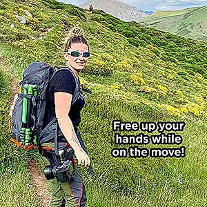 Spider Holster – SpiderPro DSLR Single Camera System v2 for Carrying ONE Professional Camera and Heavy Gear Featuring Belt with Built-In Self-Locking Camera Holster for Secure Quick-Draw Camera Access